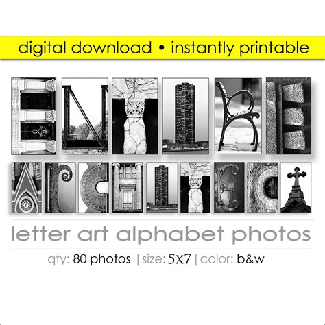Free Printable Photo Letter Art Free Printable Hub