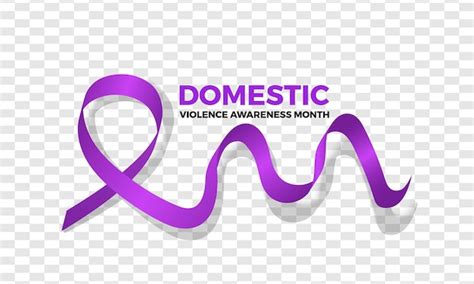 Premium Vector Domestic Violence Awareness Month Banner Poster Flyer