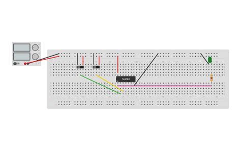 Circuit Design 7402 Quad Nor Gate 2 Input Tinkercad