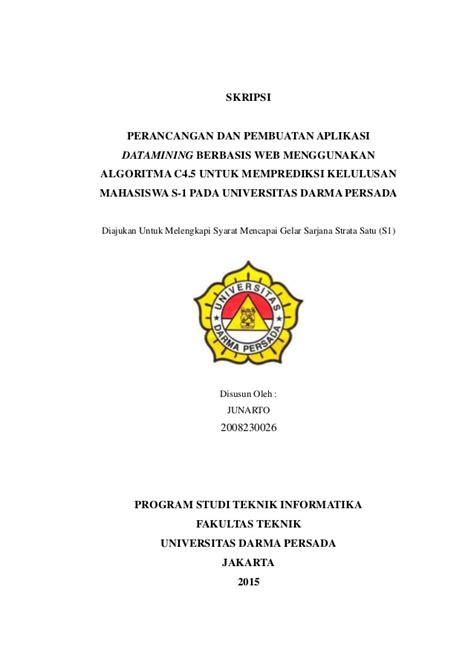 Contoh Skripsi Multimedia Teknik Informatika