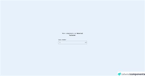 Simple Input With Selector For Tailwind Css Inputs Number Input