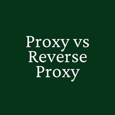101 proxy vs reverse proxy dev community