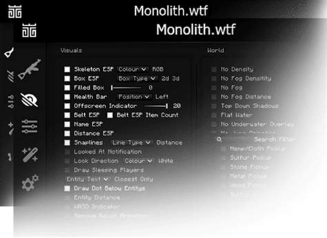 Monolith The Best Premium Rust External Cheat