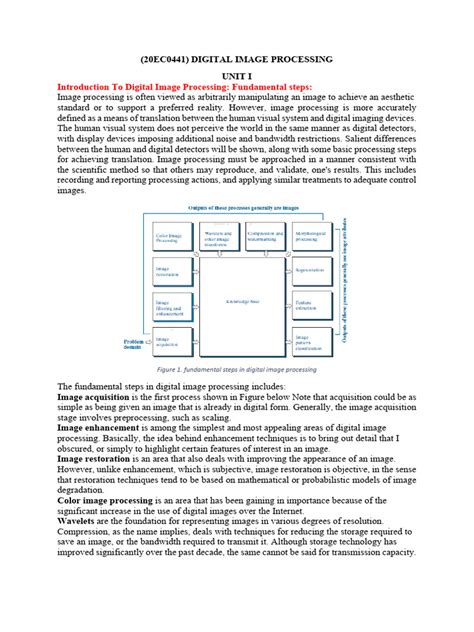 Fundamentals Of Digital Image Processing Pdf Digital Image Matrix Mathematics