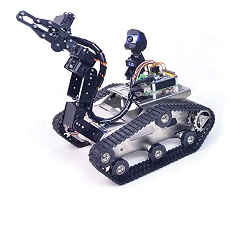Buy Xiaor Geek Raspberry Pi Smart Wifi Robot Car Kit With 2dof Hd Camera 4dof Robotic Arm Tank