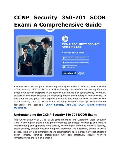 Ppt Ccnp Security 350 701 Scor Exam A Comprehensive Guide Powerpoint Presentation Id 13213935