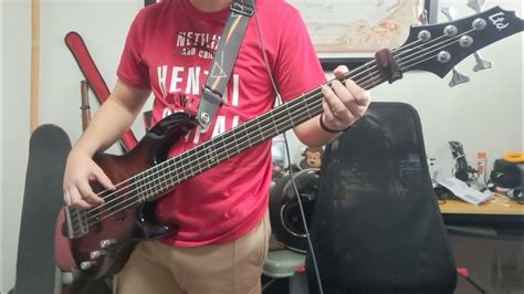 Fine Again Seether Bass Cover Tabs In Description Youtube