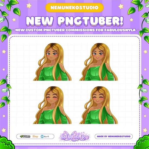 Custom Cute Stream Overlay Package Twitch Overlay Commissions Custom Stream Package Etsy