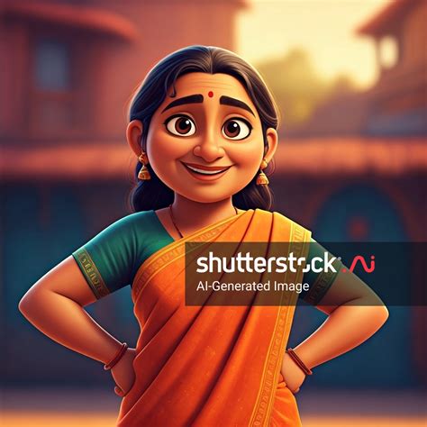 Indian Mother Talking Her Hands On Ai Generated Image 2547019209