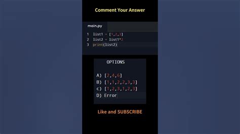 Python Quiz 1 Python Programming Quiz Coding Youtube