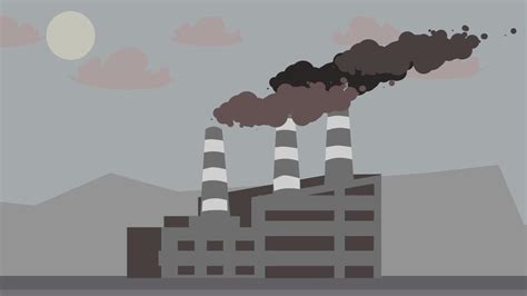Air Pollution Animation Stock Video Footage For Free Download