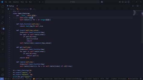 Python Hashing Dsa 100daysofcode Datastructures Coding Stalin