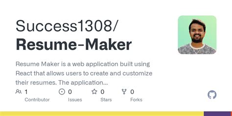 Github Success1308resume Maker Resume Maker Is A Web Application