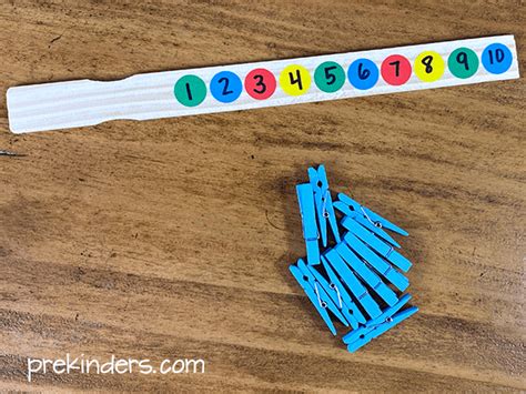 Counting With One To One Correspondence Activities For Preschool