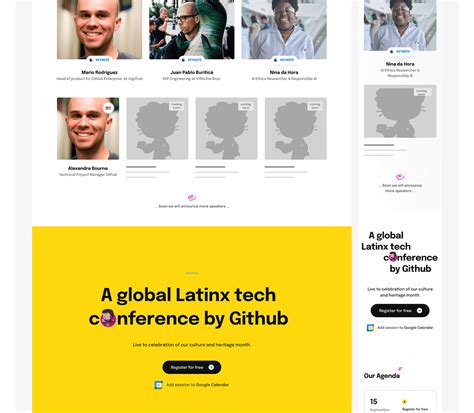 Github Landing Page Behance