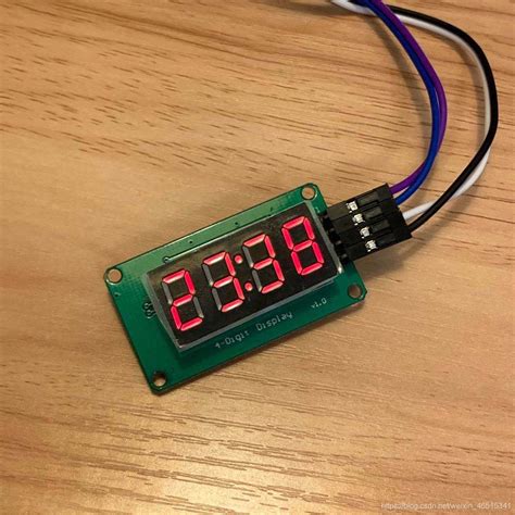 【arduino】使用ds1302时钟模块搭配tm1637四位数码管制作简易电子钟tm1637数码管 显示时间 Csdn博客