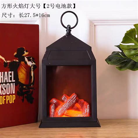 led仿真火焰壁炉灯复古ins风节日氛围房间卧室客厅场景装饰布置 阿里巴巴