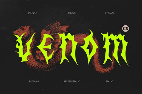 Cs Venom Font Free Download