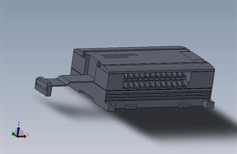 Plc可编程控制器扩展模块cp1w 40edt Solidworks 2020 模型图纸下载 懒石网
