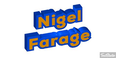 Nigel Farage Celebrity Animated  Logo Designs