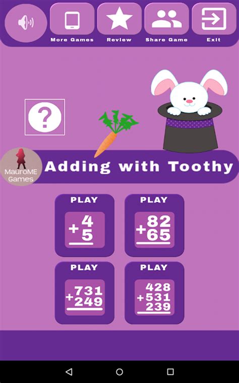 Adding With Toothy Per Android Download