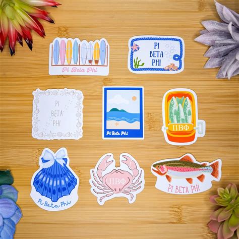 Pi Beta Phi Sticker Pack Pi Phi Sticker Pack Pi Beta Phi Ts Pi
