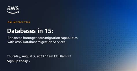 Aws Databases And Analytics On Linkedin Aws Awsdms