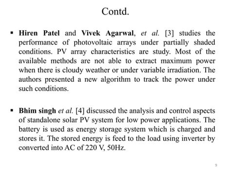 Three Phase Grid Connected Solar Pv System Pptx
