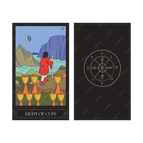 Premium Vector Tarot Card Illustration Isolated On White Background