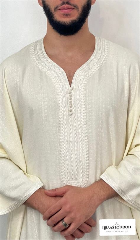 Premium Linen Blend Moroccan Thobe Etsy Uk Thobe Stylish Men Wear