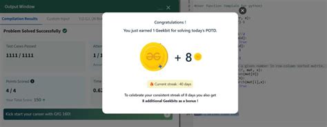 Nandini Agrawal On Linkedin Geekstreak2024 Gfg160 Dsa Gfg160
