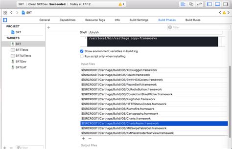 已解决Xcode 中编译出错The following binaries use incompatible versions of Swift ChartsRealm framework