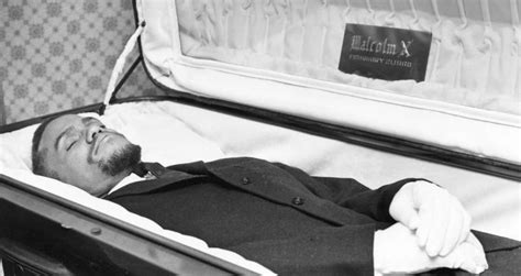 Malcolm X Casket