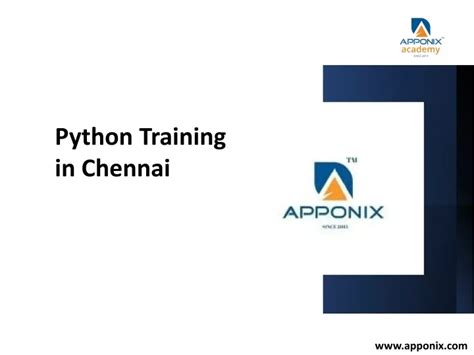 PPT Python Training In Chennai PowerPoint Presentation Free Download ID 10763542