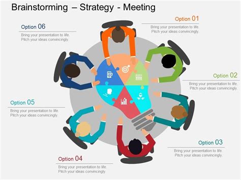 Brainstorming Free Powerpoint Diagram