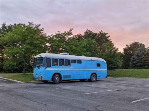 This Vintage Crown Bus Has A Mid Mounted Diesel Engine A Manual
