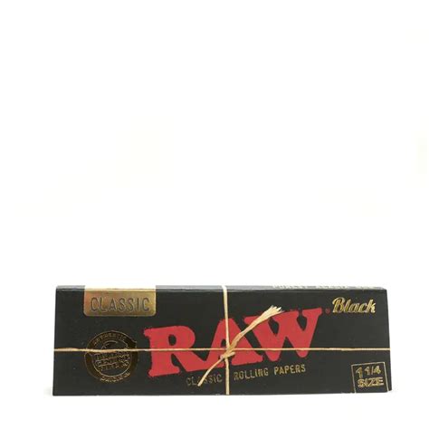 Raw Black Classic Rolling Papers 1 14 Weedapproach