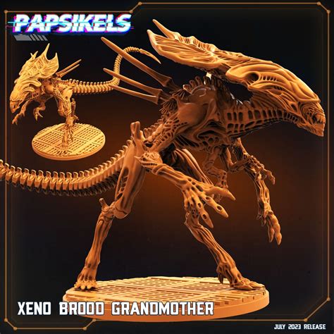 Xeno Brood Grandmother Resin Miniature Tabletop Miniature Fantasy