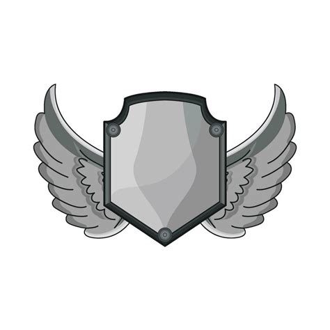 Illustration Of Shield Wings 35866946 Vector Art At Vecteezy