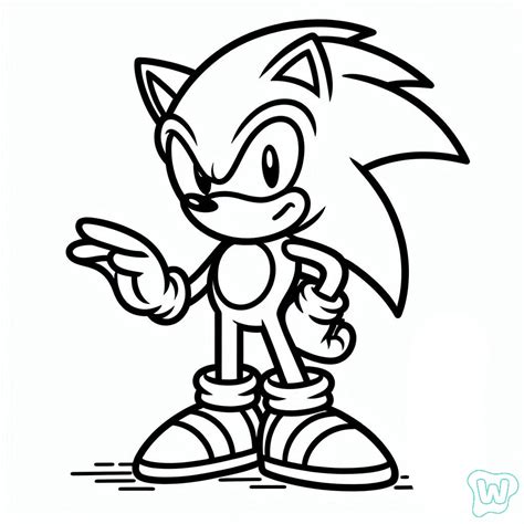 32 Sonic Coloriages Pages Pdf Imprimables Gratuites