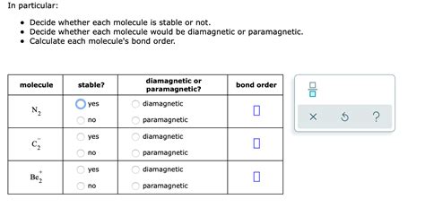 Solved In Particular • Decide Whether Each Molecule Is