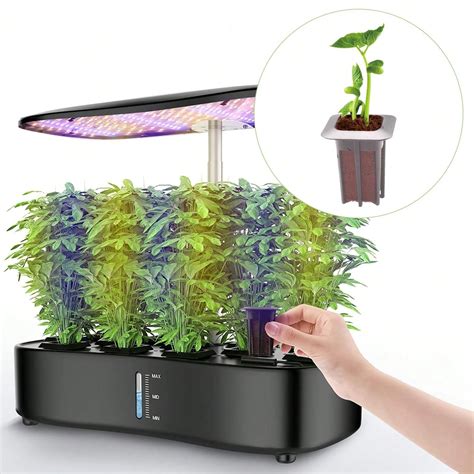 Hydroponic Propagation Systems Kit Including 12 Pieces Hydroponic Plant Basket 24 Pieces