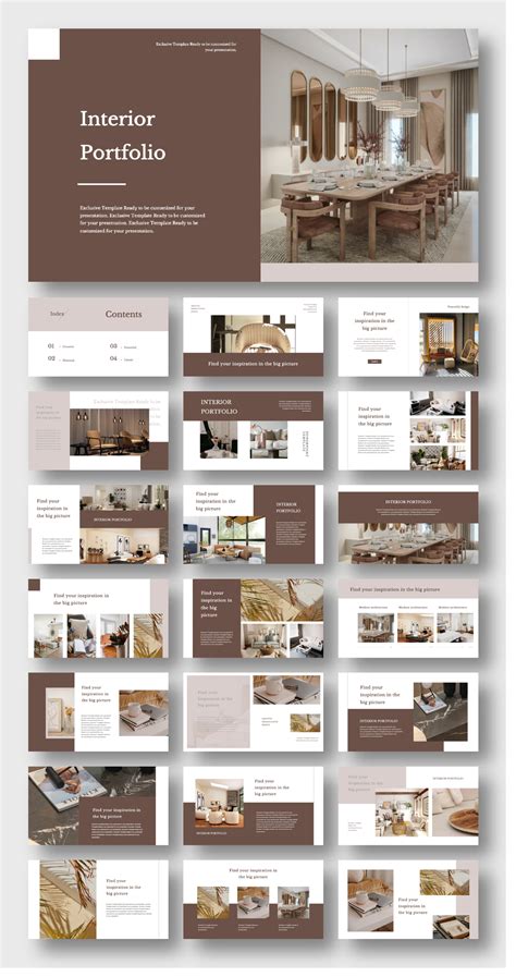 Interior Portfolio Projects Presentation Template