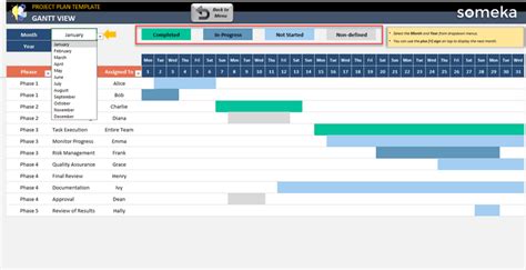 Project Plan Template In Excel Project Planner Download