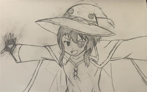 Heres Megumin Cause I Was Bored R Animesketch