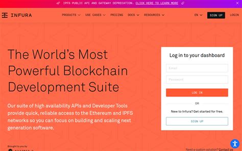 Blockchain Infura로 블록 동기화 없이 원격 이더리움 노드에 접근하기