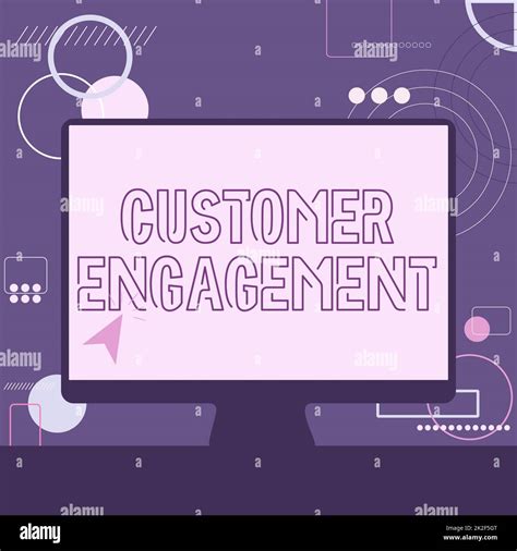 Conceptual Display Customer Engagement Business Idea The Emotional Connection Between A