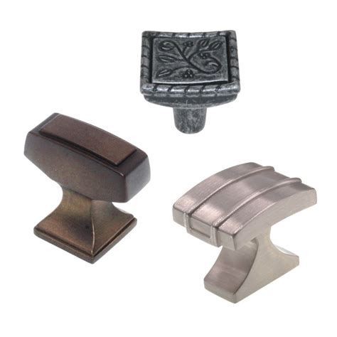 Square And Rectangle Cabinet Knobs Westwoods Cabinet Hardware
