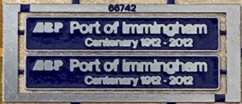 66742 Abp Port Of Immingham Centenary 1912 2012 N Gauge Rainbow