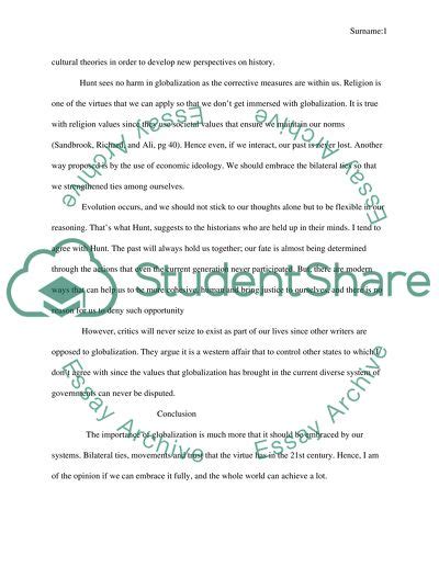 Response Paper Research Example Topics And Well Written Essays 500